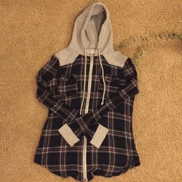 POL | Tops | Pol Purple Checkered Light Jacket | Poshmark